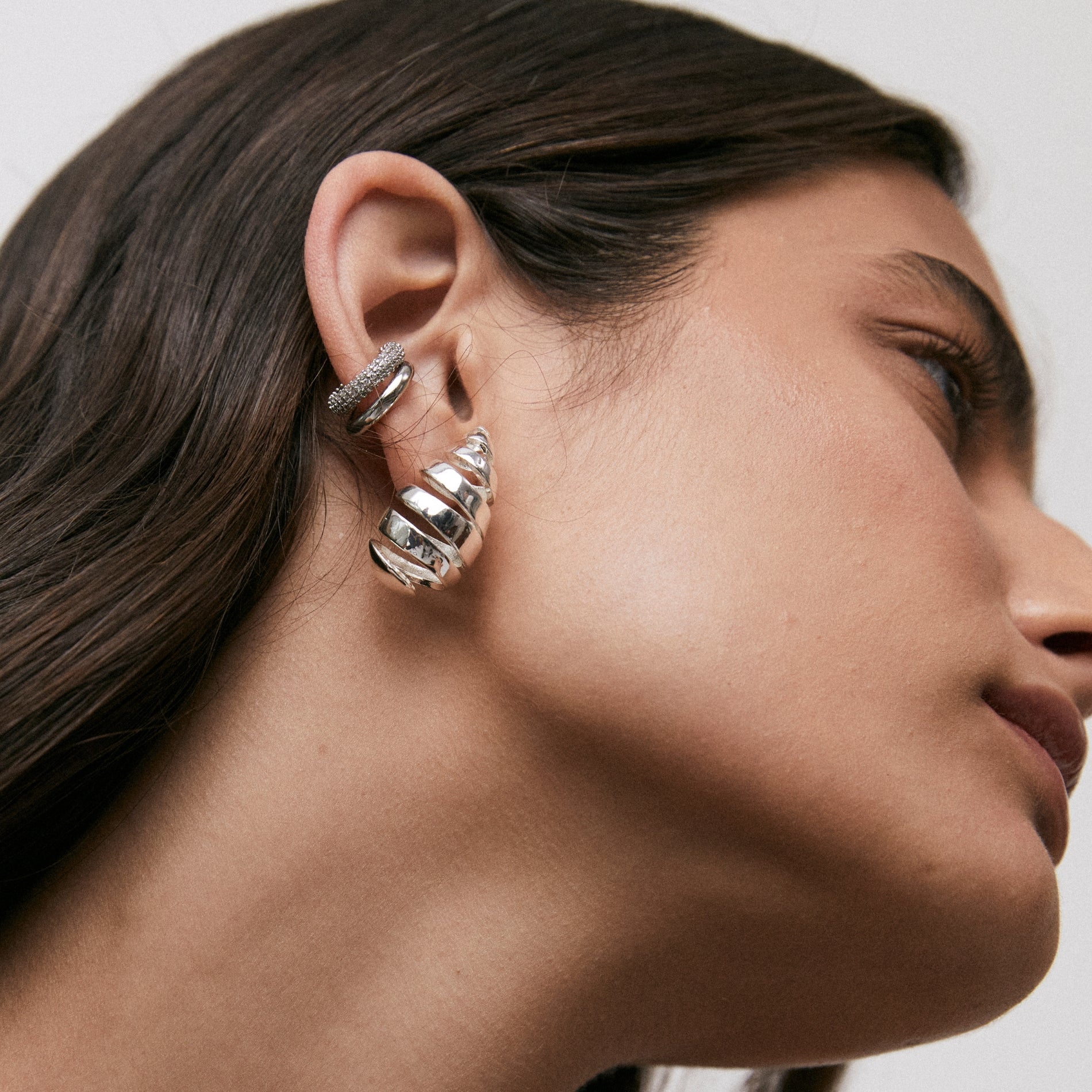 LIV SILVER EARRING – SOPHIE CROWN